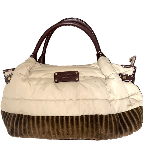 kate spade | Bags | Kate Spade Stevie Vintage Tanbrown Corduroy Bottom ...